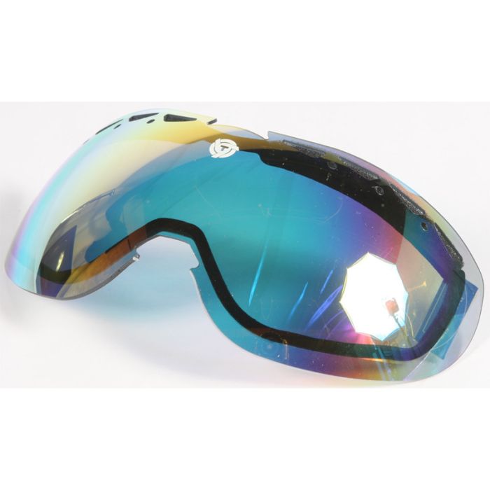 Triple 9 Swank Goggle Replacement Lens (Fire Mirror/Smoke) - ATV