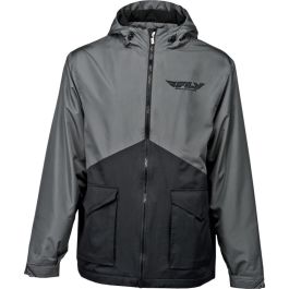 Fly Racing Pit Jacket Black S - ATV