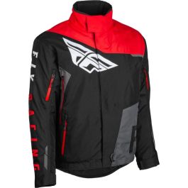 Fly Racing Snx Pro Jacket Black/Grey/Red Lg - ATV