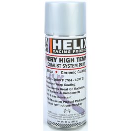 Helix Very High Temp Exhaust System Paint Flat Aluminum 11Oz - ATV